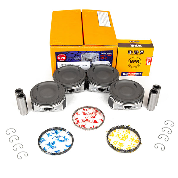 Pistons Main Rod Bearings Fit 04-12 Subaru Impreza WRX STi Turbo 2.5L ...