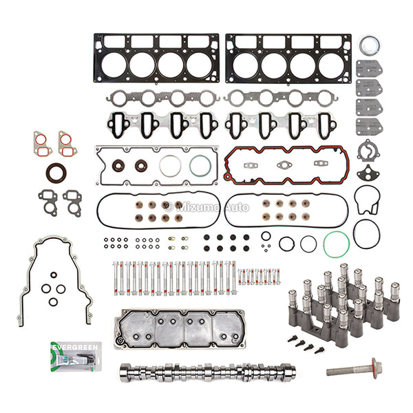 2007-2013 Silverado Chevy 5.3 AFM DOD DELETE KIT CAM GASKETS BOLTS LIF ...