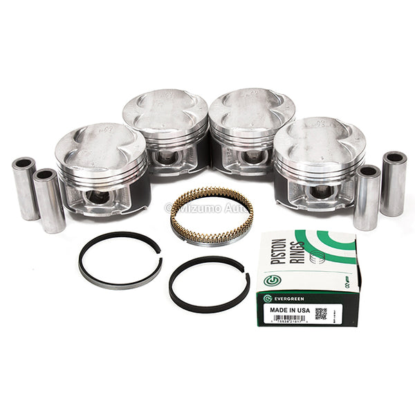 Pistons w/ Rings fit Acura Integra Type R Vtec 1.8L B18C5 – Mizumo Auto